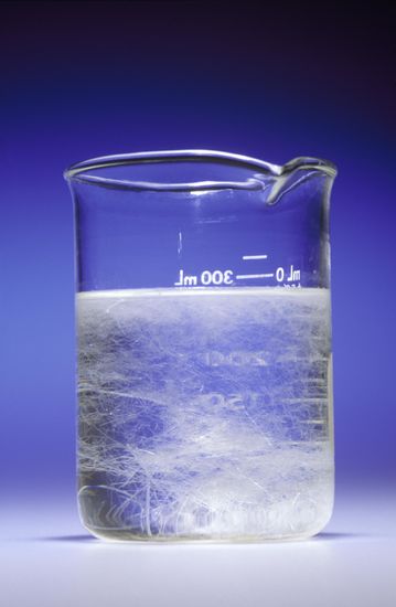 Crystallization Supersaturated Solution Sodium Acetate Editorial Stock ...