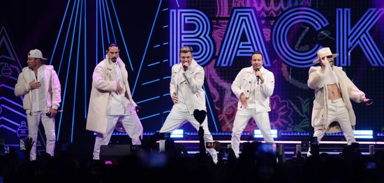 Backstreet Boys Perform Y100s Iheartradio Jingle Editorial Stock Photo ...
