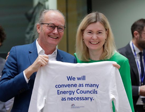 Luxembourgs Energy Minister Claude Turmes L Editorial Stock Photo ...