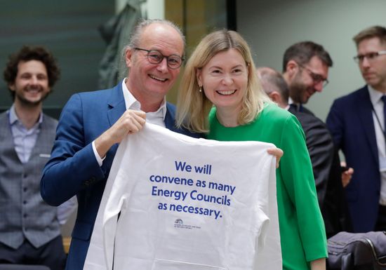 Luxembourgs Energy Minister Claude Turmes L Editorial Stock Photo ...