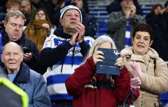 Qpr Fans Applaud Full Time Editorial Stock Photo - Stock Image ...