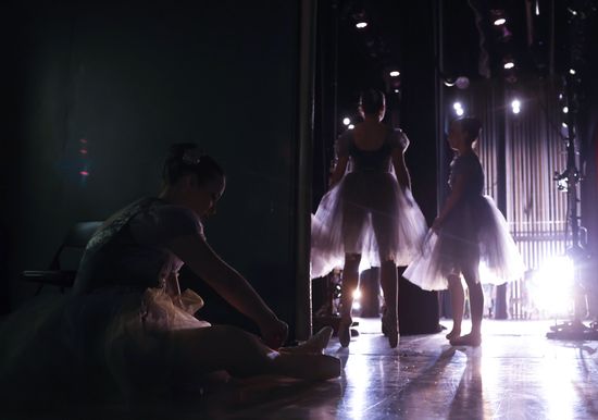 Dancers Prepare Take Stage Joffrey Ballet Editorial Stock Photo - Stock ...