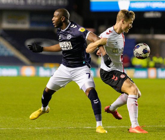 Benik Afobe Millwall Rob Atkinson Bristol Editorial Stock Photo - Stock ...