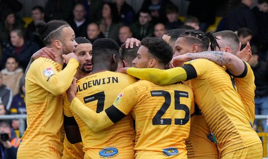Will Randall Sutton United Celebrate Scoring Editorial Stock Photo ...
