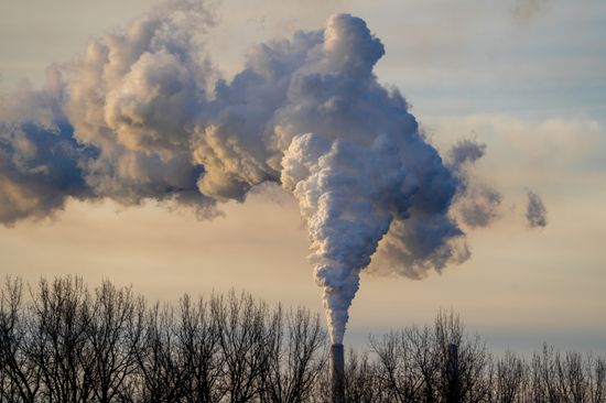Pollution Miami Fort Power Station Seen Editorial Stock Photo - Stock ...