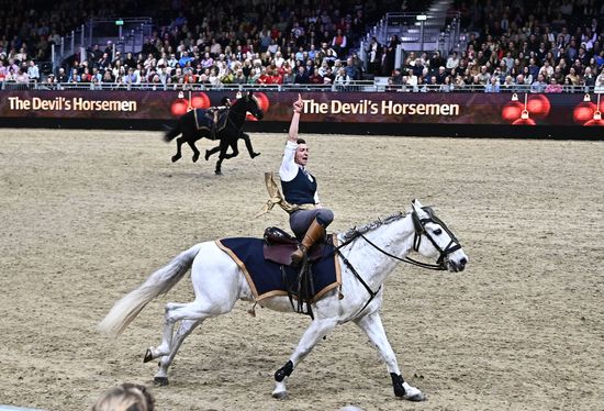 Riders Stunts During Performance By Devils Editorial Stock Photo ...