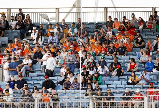 Bahrain Fans Max Verstappen Stands During Editorial Stock Photo - Stock ...