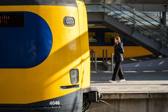 Utrecht Intercity Trains Utrecht Central Station Editorial Stock Photo ...
