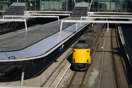 Utrecht Intercity Trains Utrecht Central Station Editorial Stock Photo ...