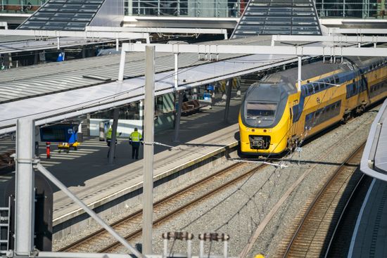 Utrecht Intercity Trains Utrecht Central Station Editorial Stock Photo ...