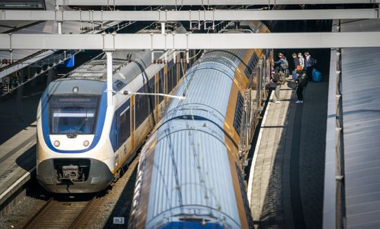 Utrecht Intercity Trains Utrecht Central Station Editorial Stock Photo ...