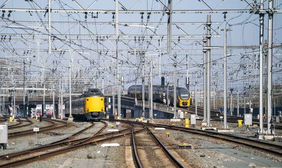 Utrecht Intercity Trains Utrecht Central Station Editorial Stock Photo ...