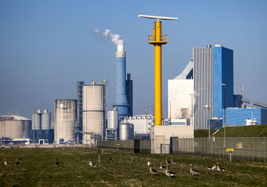 Rotterdam Engie Coalfired Power Station Port Editorial Stock Photo ...
