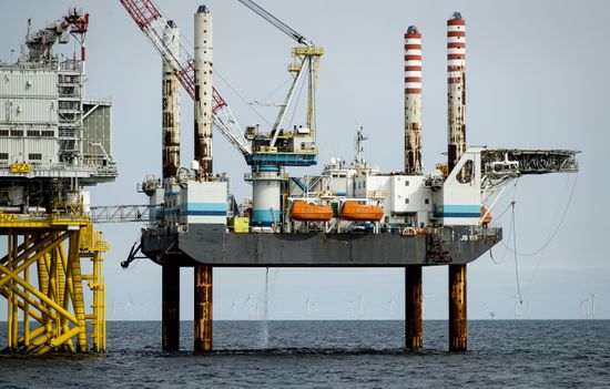 North Sea Platform Alpha North Sea Editorial Stock Photo - Stock Image ...