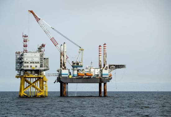 North Sea Platform Alpha North Sea Editorial Stock Photo - Stock Image ...