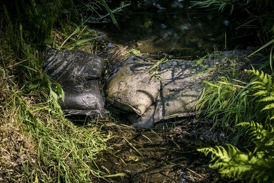 20220518 130916 Meijel Sandbags Form Dam Editorial Stock Photo - Stock ...