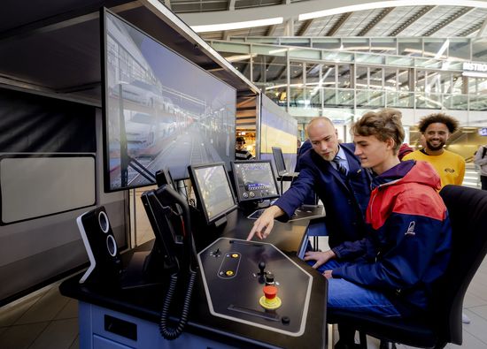 20220603 101600 Utrecht Visitors Train Simulator Editorial Stock Photo ...