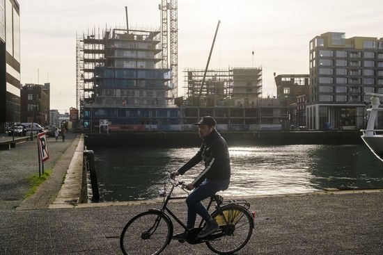 Rotterdam Construction Workers Work Lloyd Quarter Editorial Stock Photo ...