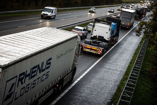 Eindhoven Crowds On A67 Motorway Near Editorial Stock Photo - Stock ...