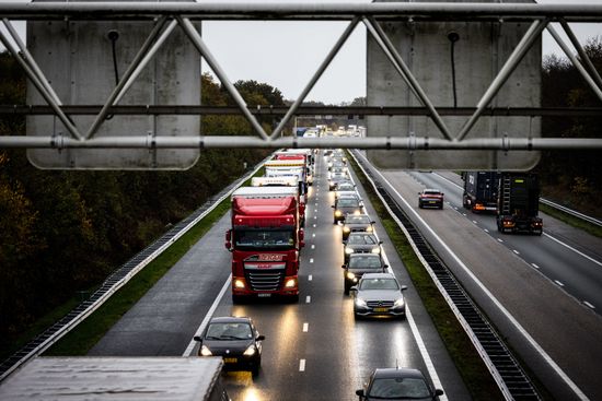 Eindhoven Crowds On A67 Motorway Near Editorial Stock Photo - Stock ...