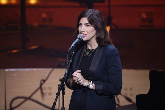 Singer Clou Interprets Yves Simon During Editorial Stock Photo - Stock ...