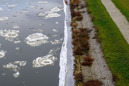 Ice Floes Known Shuga Form On Editorial Stock Photo - Stock Image ...