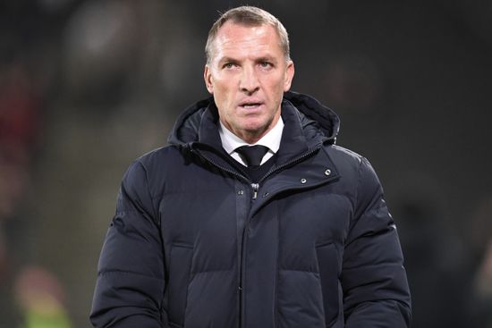 Leicester City Manager Brendan Rogers During Editorial Stock Photo ...