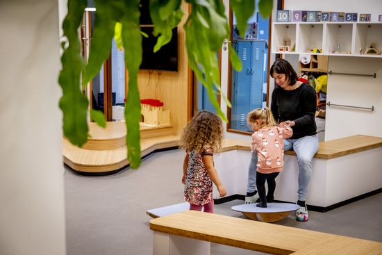 Children Play Creche Teacher Childcare Location Editorial Stock Photo ...