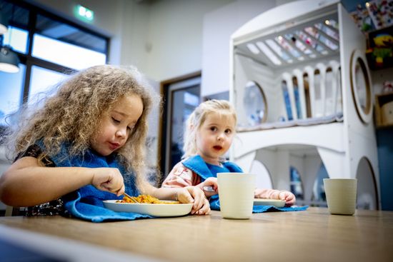 Children Play Creche Teacher Childcare Location Editorial Stock Photo ...