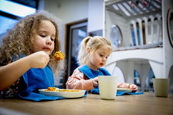 Children Play Creche Teacher Childcare Location Editorial Stock Photo ...