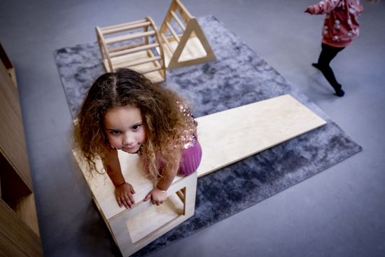 Children Play Creche Teacher Childcare Location Editorial Stock Photo ...
