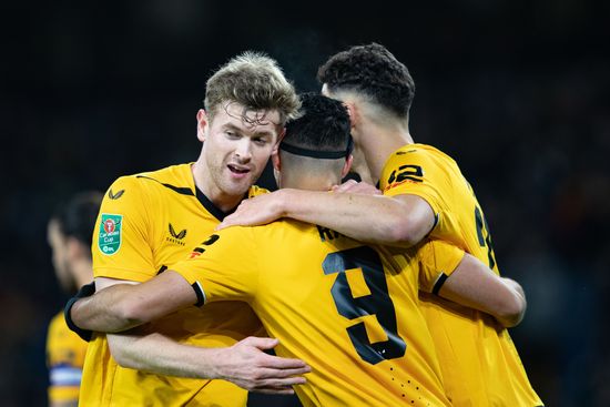 Wolvess Raul Jimnez 9 Teammates Celebrate Editorial Stock Photo - Stock ...