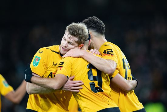 Wolvess Raul Jimnez 9 Teammates Celebrate Editorial Stock Photo - Stock ...