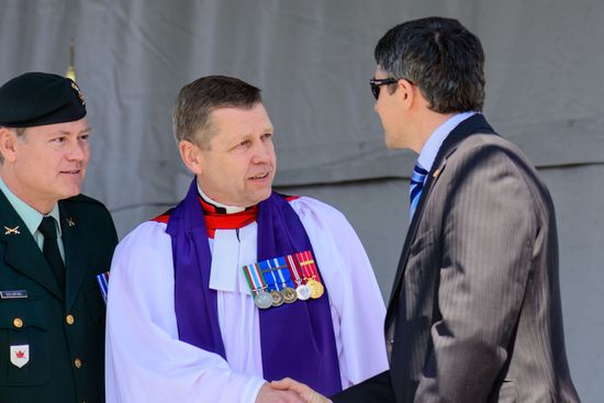Karl Mclean Canadian Army Chaplain Shakes Editorial Stock Photo - Stock ...