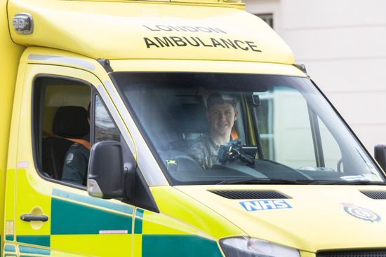 Rides Paramedic Ambulance Wellington Barracks Central Editorial Stock ...