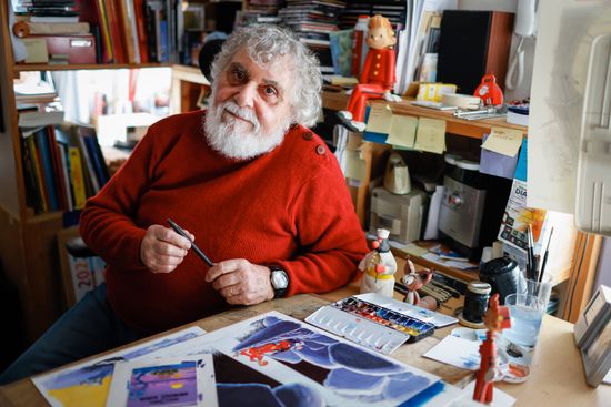 Jeanclaude Fournier Scriptwriter Comic Strip Artist Editorial Stock ...