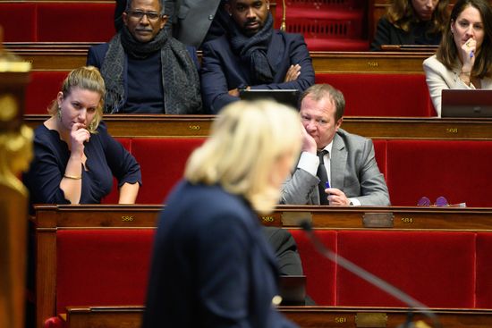 Mathilde Panot Marine Le Pen Stephane Editorial Stock Photo - Stock ...