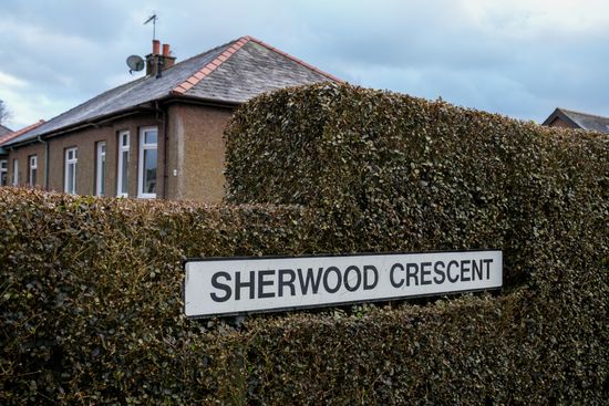 View Sherwood Crescent Town Lockerbie Scotland Editorial Stock Photo ...