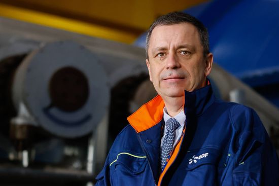 Luc Remont Ceo Edf Bruno Le Editorial Stock Photo - Stock Image ...