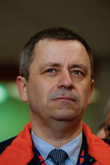 Luc Remont Ceo Edf Bruno Le Editorial Stock Photo - Stock Image ...