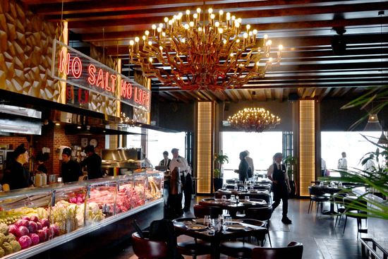 Entrance Chefs Restaurant Nusret Doha Celebrity Editorial Stock Photo ...