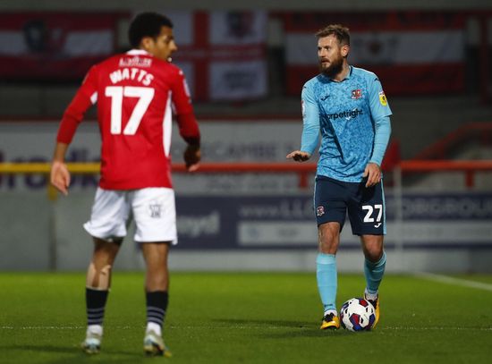 Exeter City Player Jonathan Grounds Looks Editorial Stock Photo - Stock ...