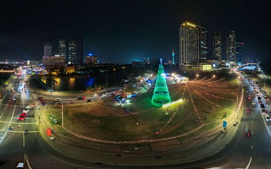 360degree View Colombo City Night On Editorial Stock Photo - Stock ...