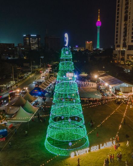Colombo City Lit Christmas On December Editorial Stock Photo - Stock ...