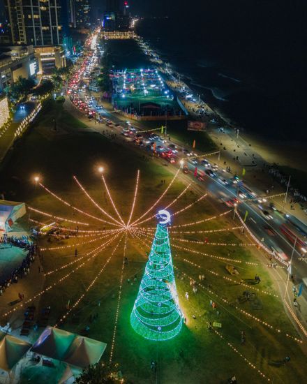 Colombo City Lit Christmas On December Editorial Stock Photo - Stock ...