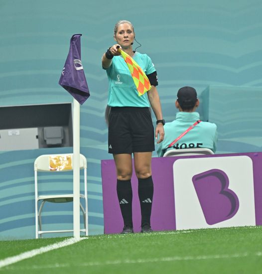 Assistant Referee Neuza Back Waves Flag Editorial Stock Photo - Stock ...