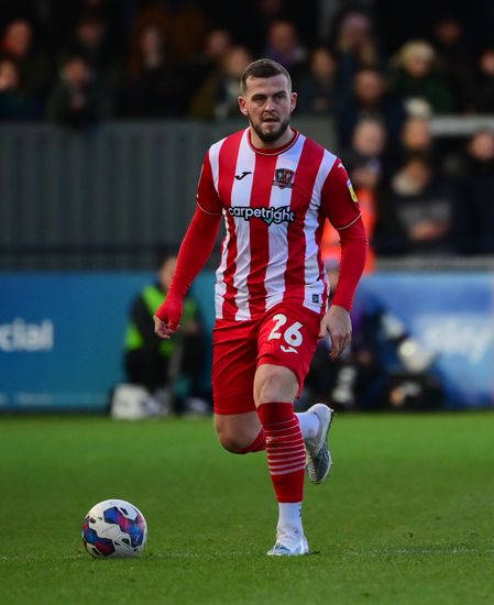 Pierce Sweeney Exeter City During Sky Editorial Stock Photo - Stock ...