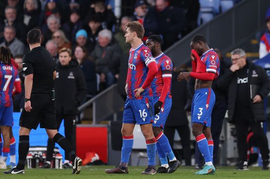 Dejected Tyrick Mitchell Crystal Palace After Editorial Stock Photo ...
