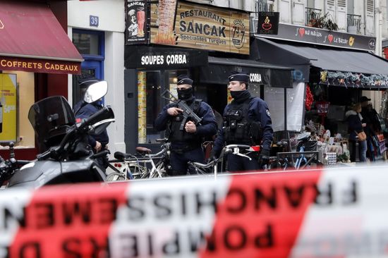 Armed Police Officers Secure Perimeter On Editorial Stock Photo - Stock ...
