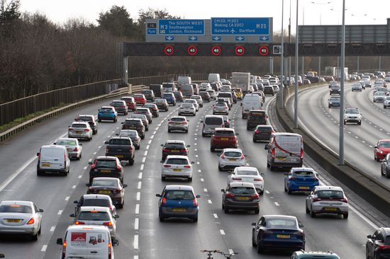 Predicted M25 Already Very Busy Mid Editorial Stock Photo - Stock Image ...
